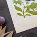 Dog Linocut Print, Green Flowers, Nature Inspired Wall Art - Etsy