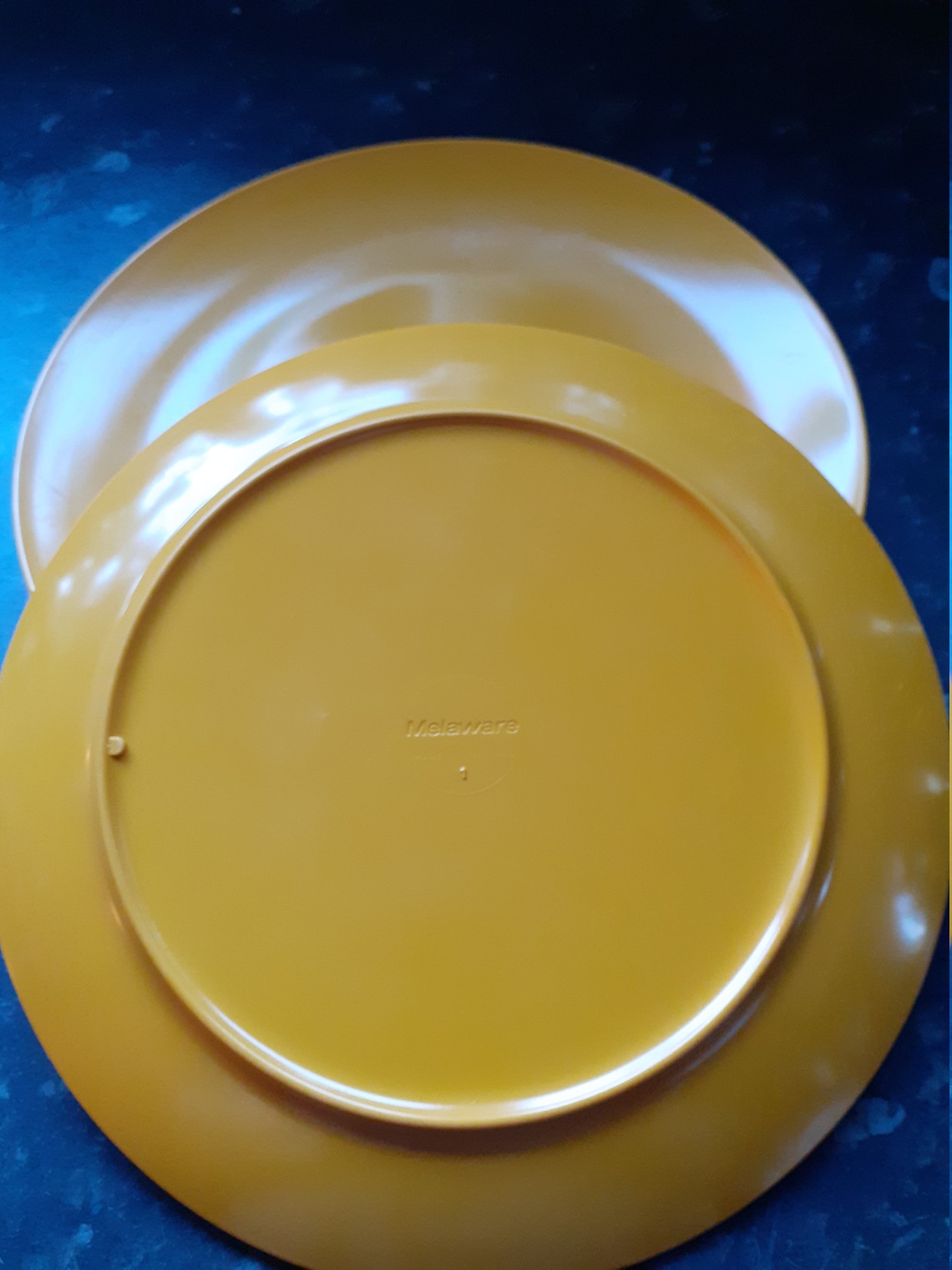 Set of 4 vintage Melaware salad/breakfast plates in yellow. | Etsy