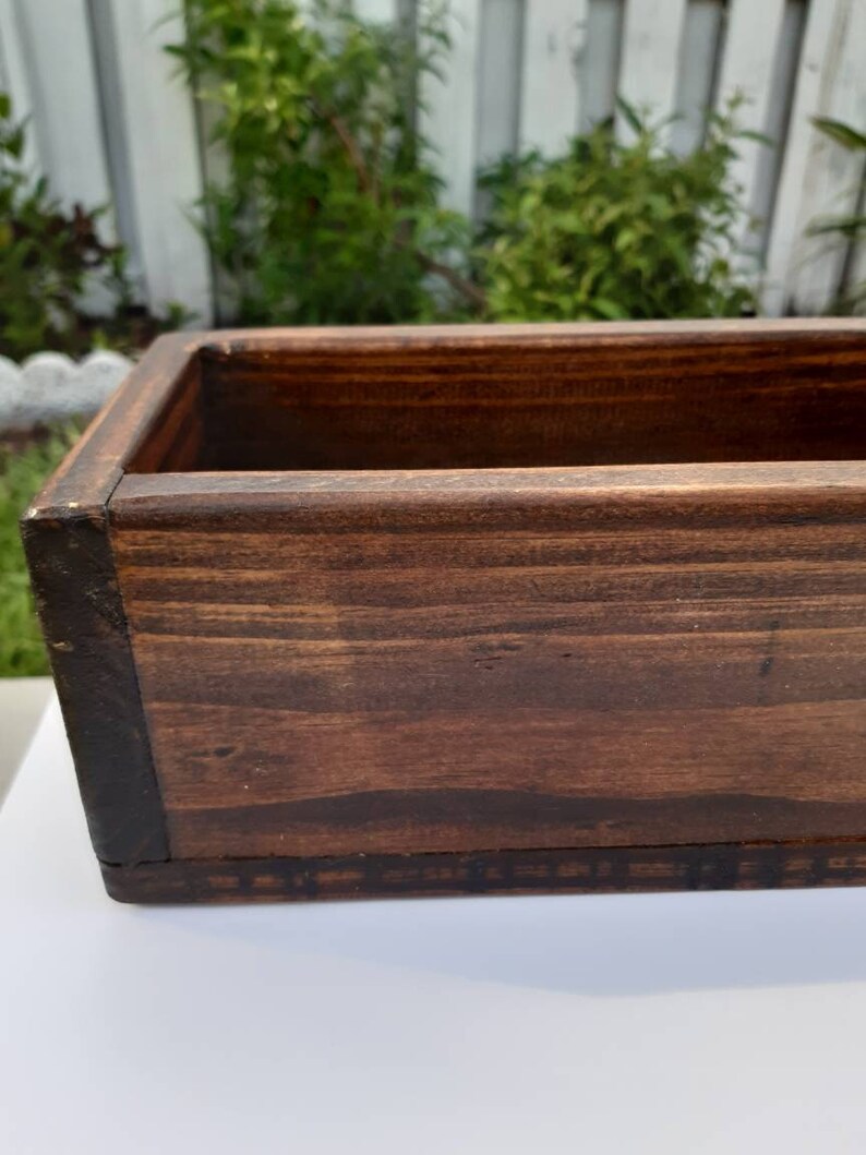 Rectangle Wood Planter Box - Etsy