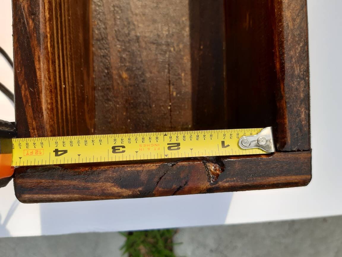 Rectangle Wood Planter Box - Etsy