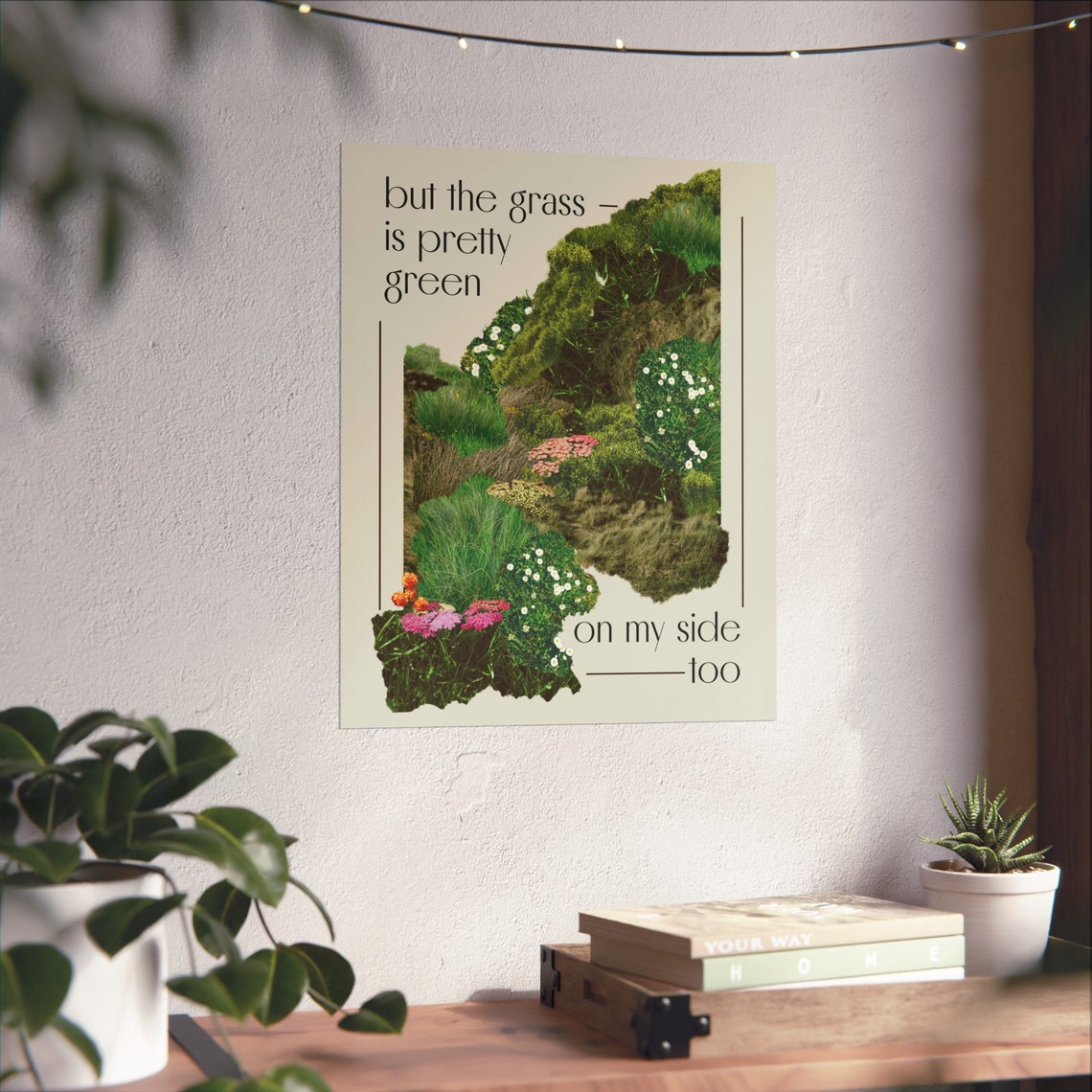 Green Earthy Plants Poster - Etsy
