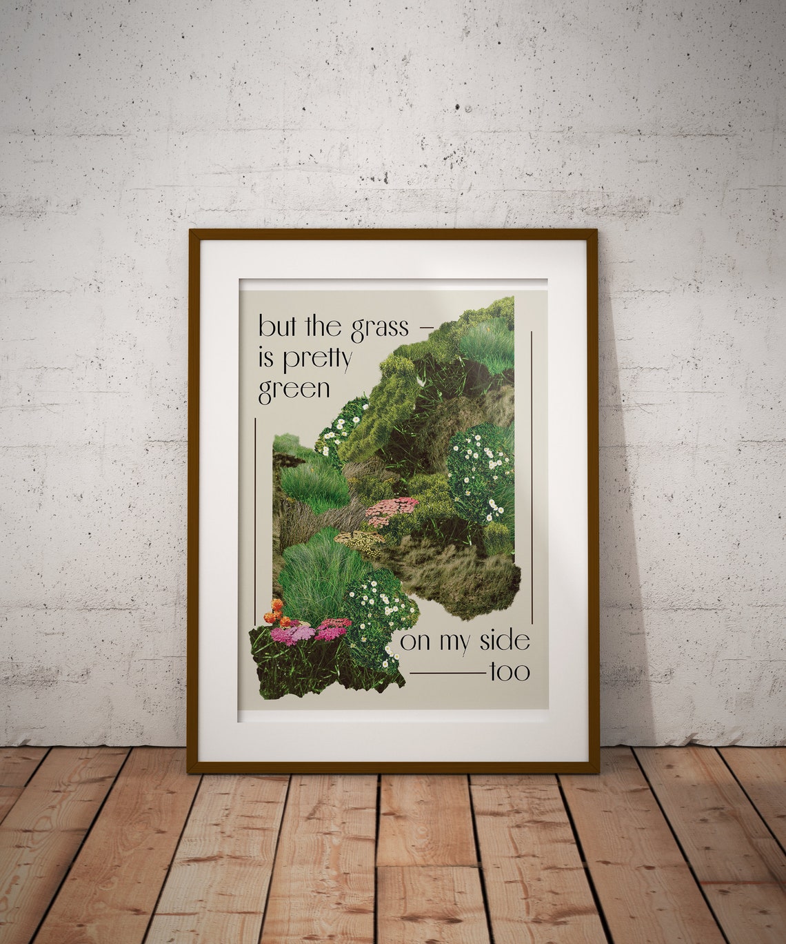 Green Earthy Plants Poster - Etsy