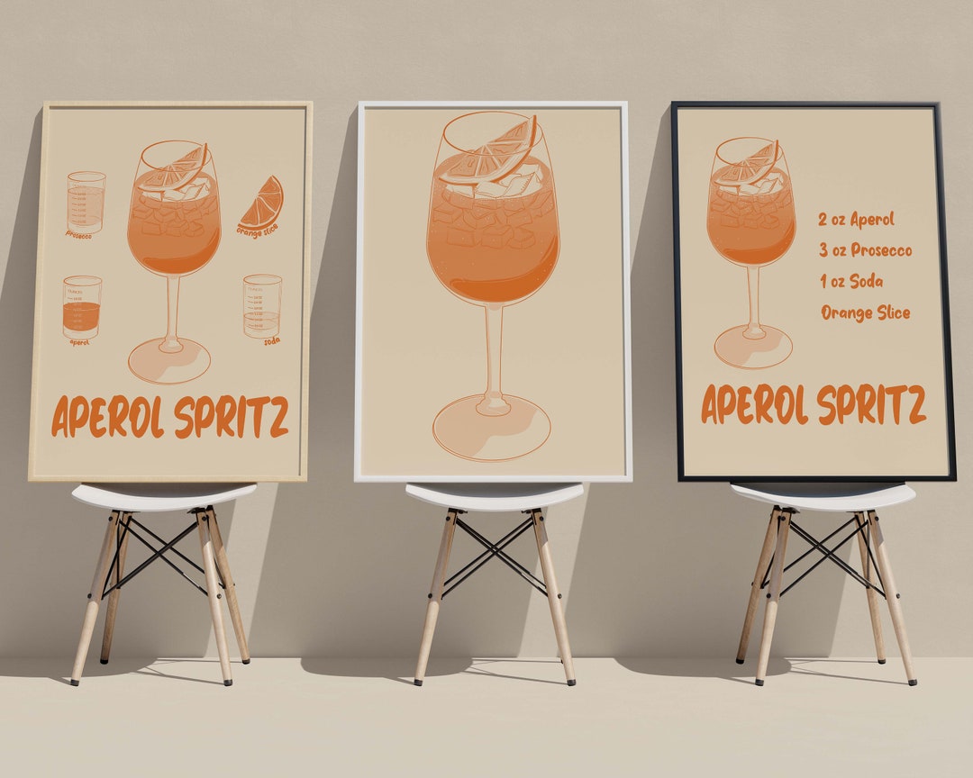 Aperol Spritz Wall Art! - Etsy