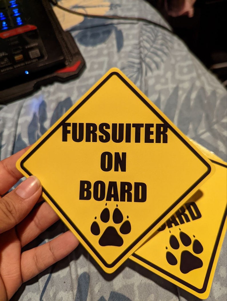 Fursuiters on Board Decal - Etsy