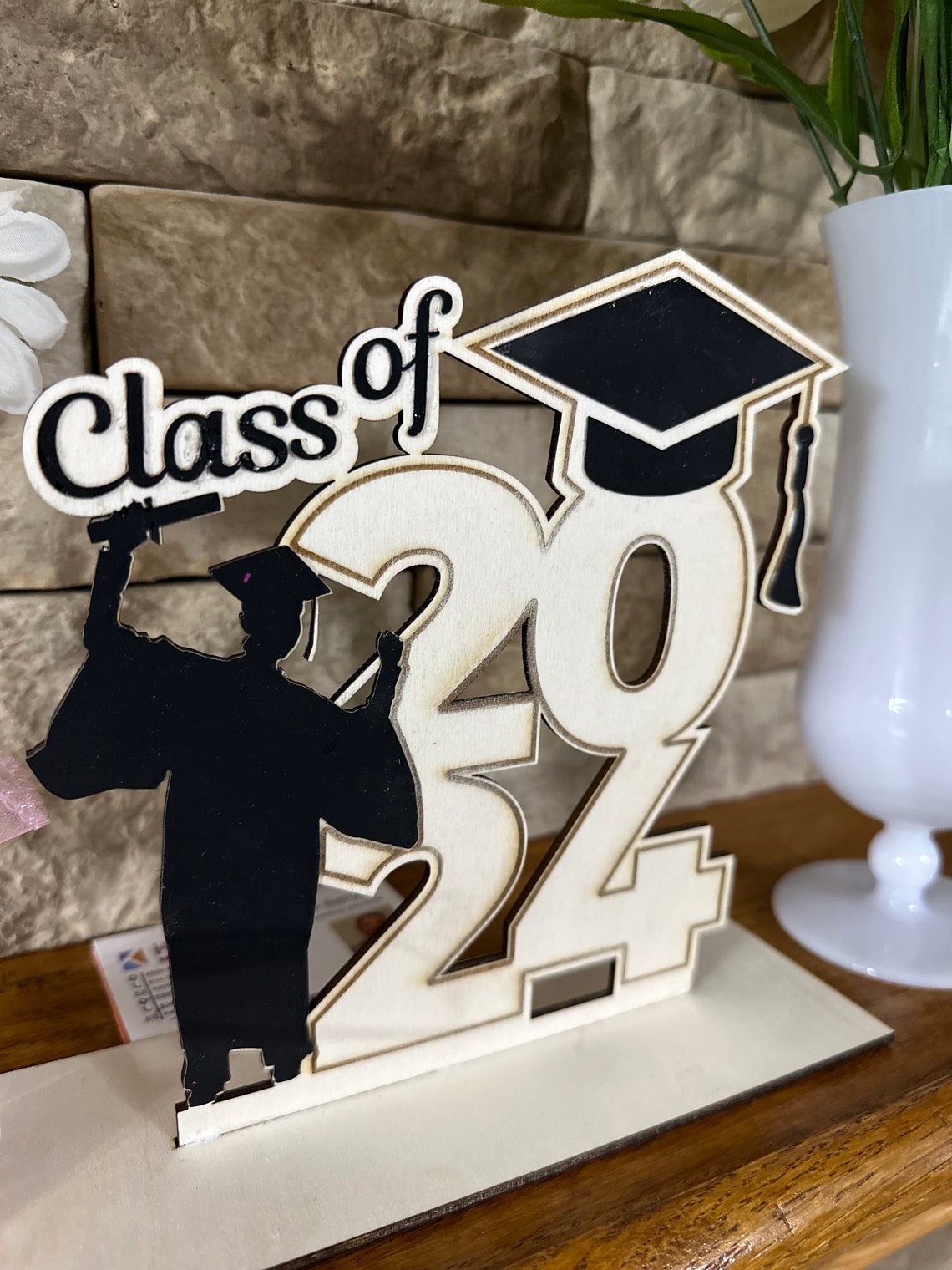 Personalized Class of 2024 Graduation Sign Handcrafted Keepsake for ...