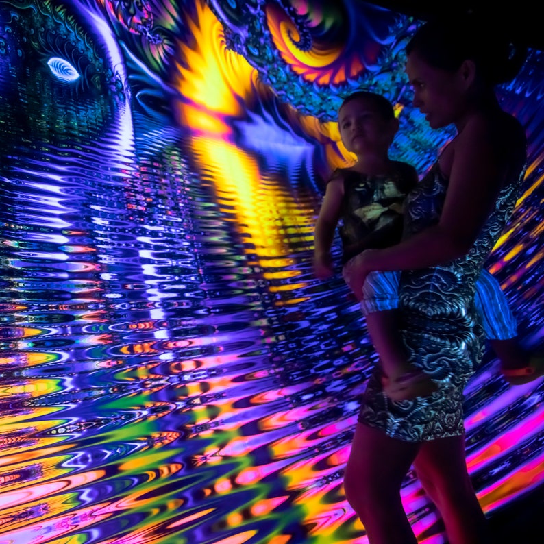 Sweet Lake Sunset UV Psychedelic Trippy Fractal Tapestry - Etsy