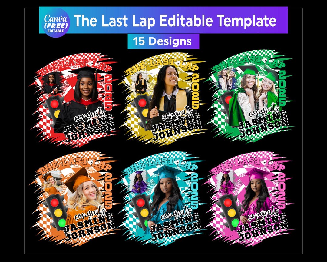 The Last Lap Graduation Tshirt Templates, Grad T Shirt Design Template ...