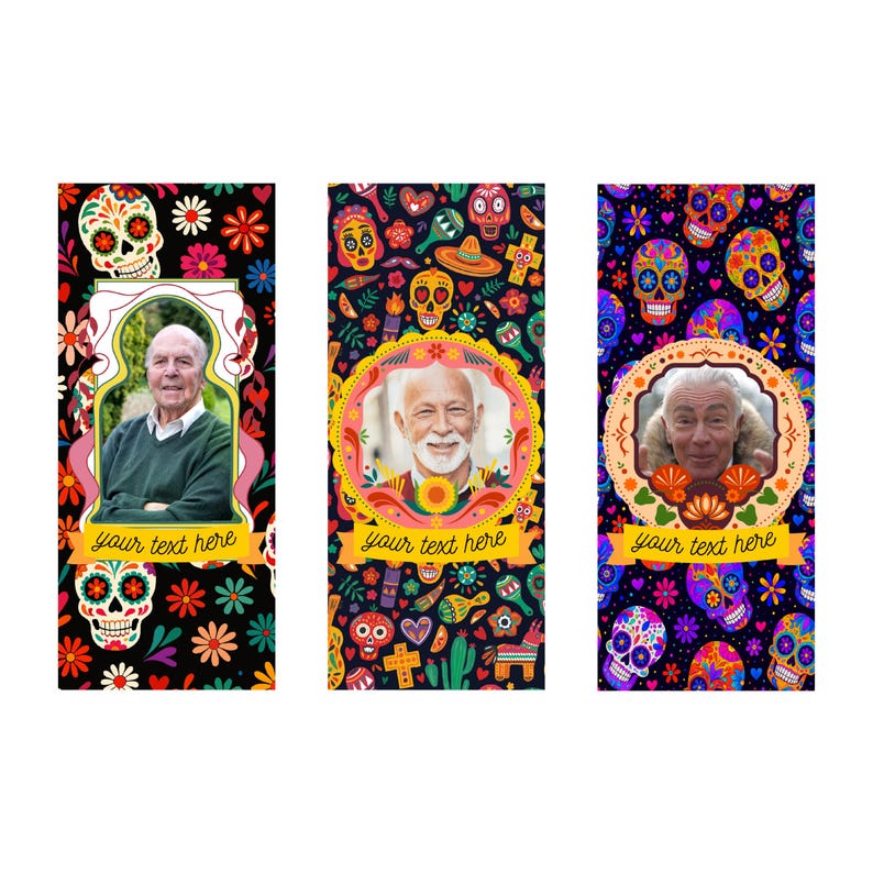 Día De Los Muertos Candle Label Template, Dia De Los Muertos Altar ...