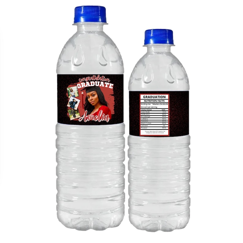 2025 Graduation Water Bottle Labels Bundle, Graduation Party 2025 ...