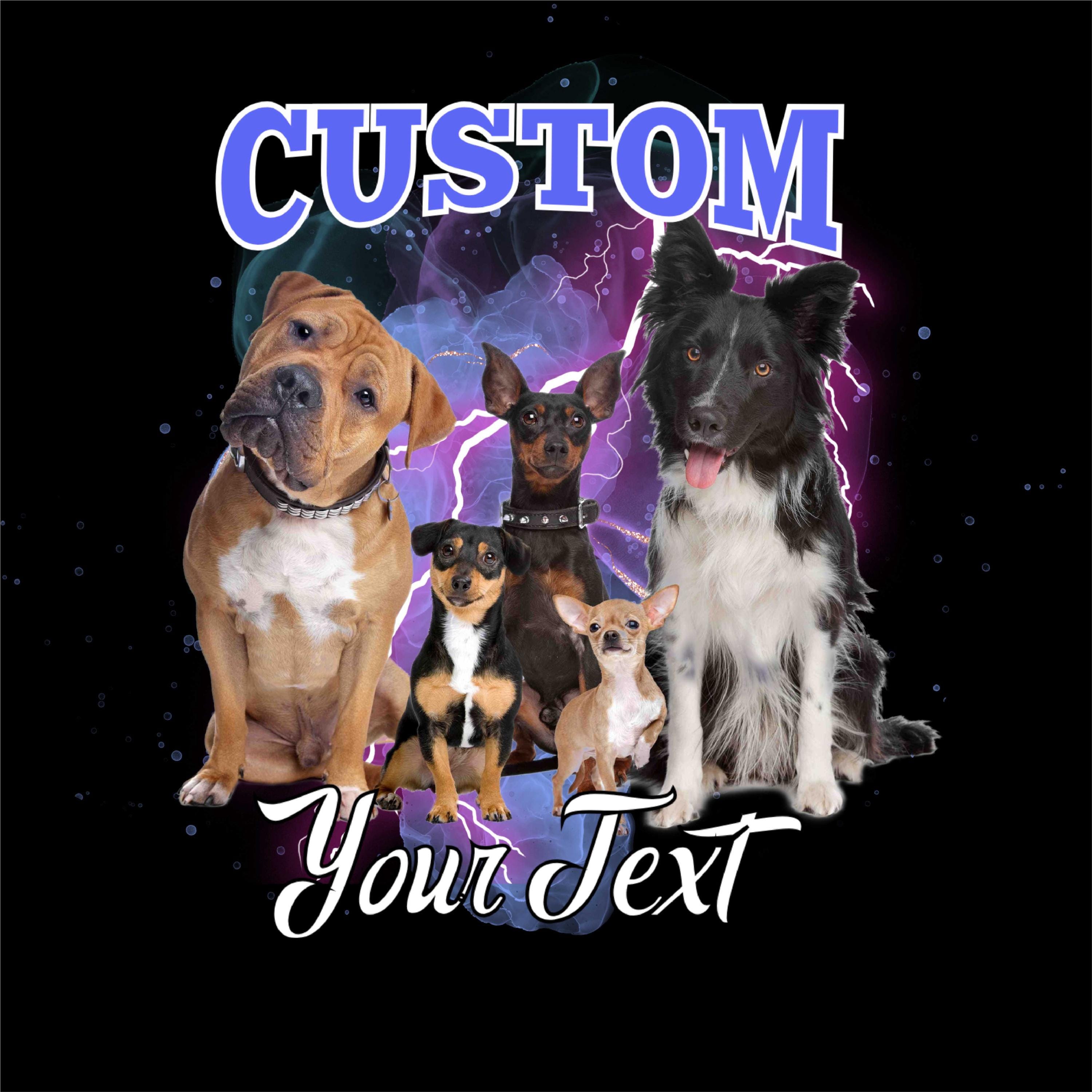Pets Bootleg Canva Editable Bundle, Bootleg Rap Tee Dog Shirt, Custom ...
