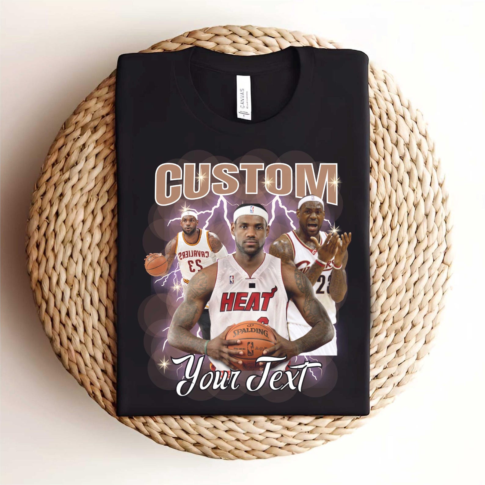 Basketball Bootleg Canva Template, Bootleg Rap Tee Canva Template ...