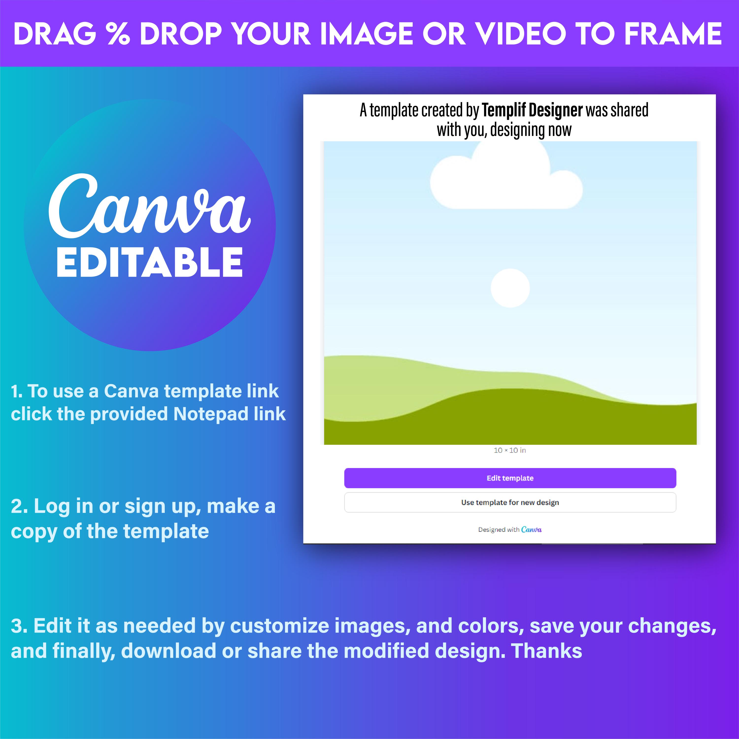 Styrofoam Cup Template Bundle, Add Your Own Photos, Birthday ...
