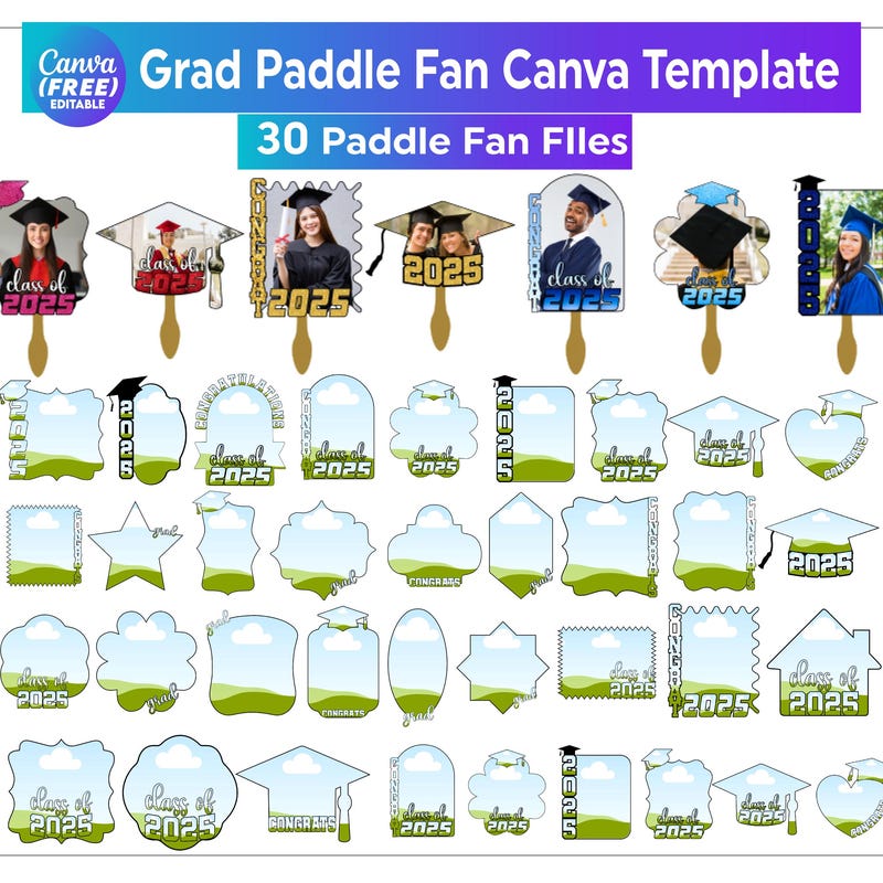 Class 2025 Fans - Etsy