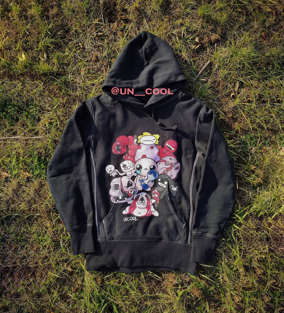 Binding of Isaac Custom Painting Black Hoodie Art Video Game - Etsy