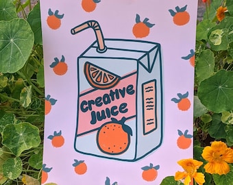 Creative Juice Print - Etsy