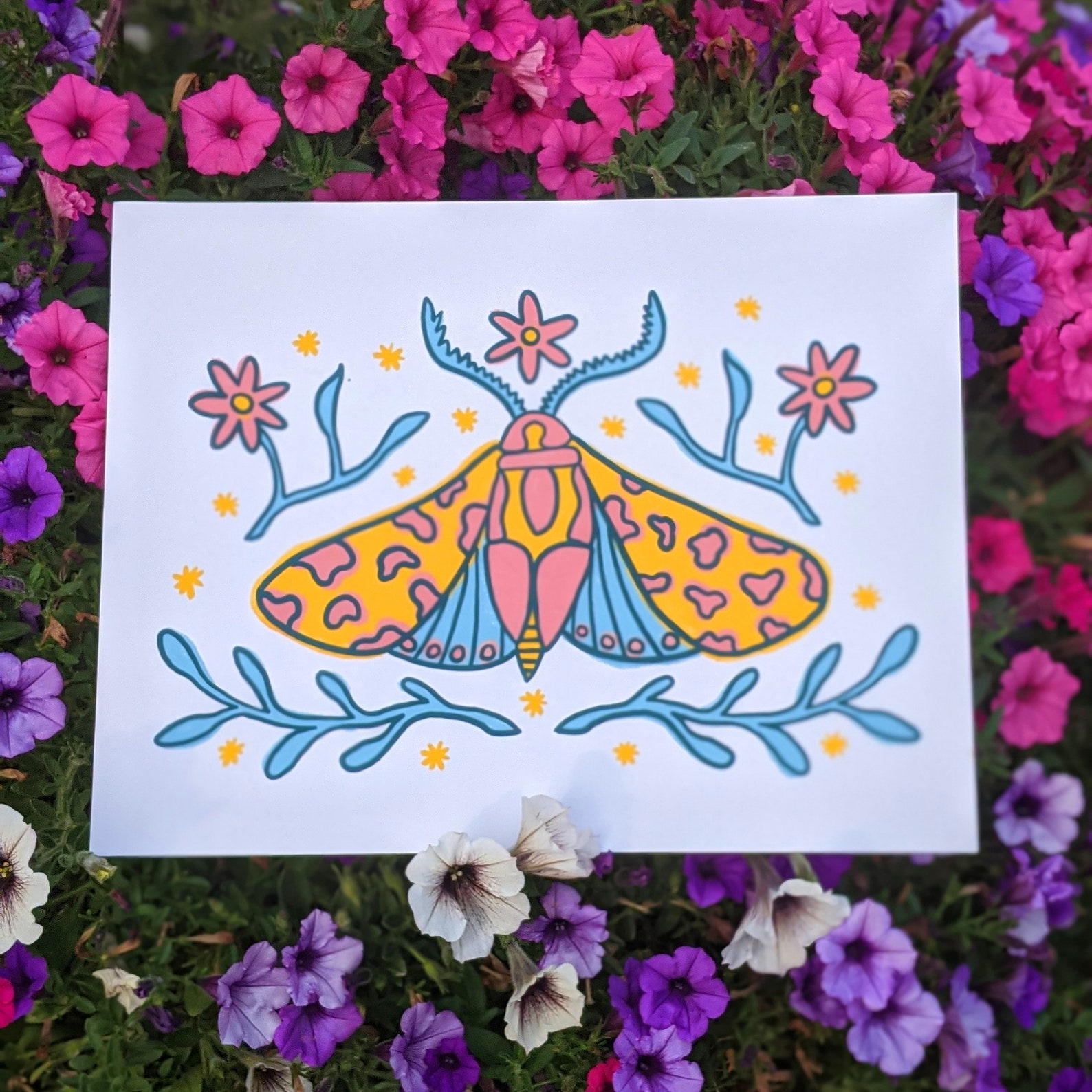 Moth Print - Etsy