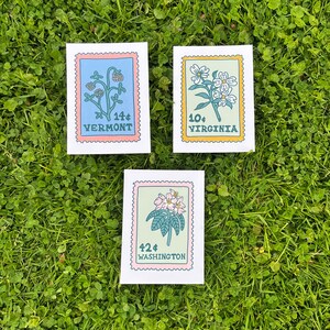 State Flower Print - Etsy