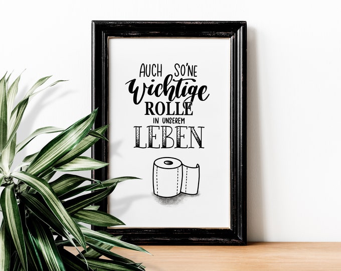 Eine Rolle Klopapier Gedicht