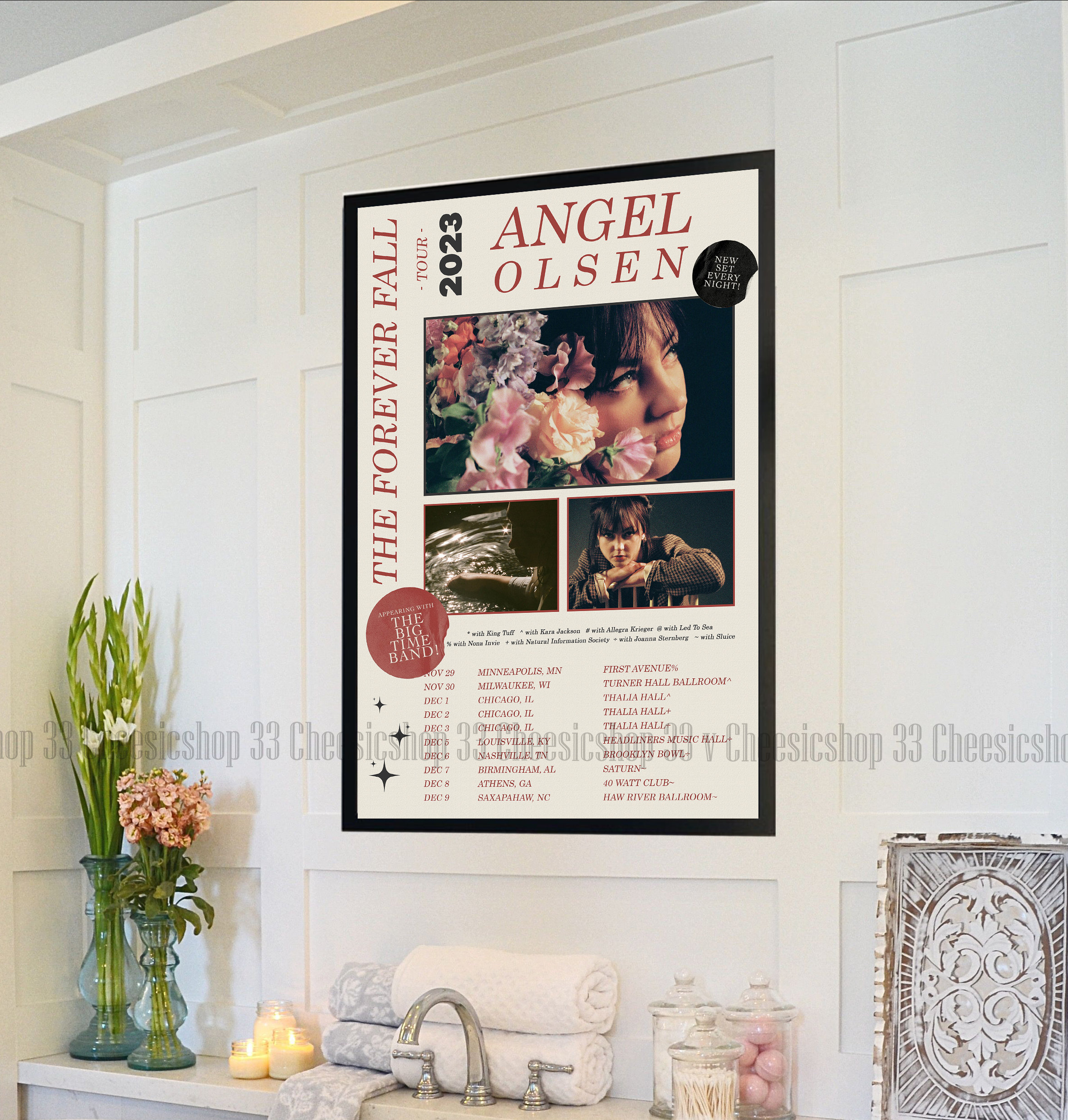 Angel Olsen - The Forever Fall 2023 Tour Poster Designed & Sold By ...