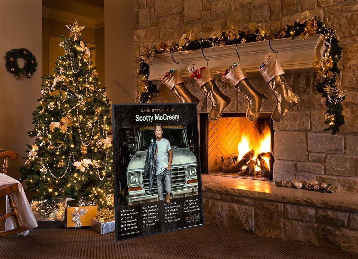 Scotty McCreery Announces 2023 DAMN STRAIT Tour Poster sold by Jason ...