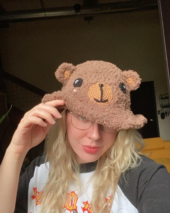 Teddybear Bucket Hat - Etsy