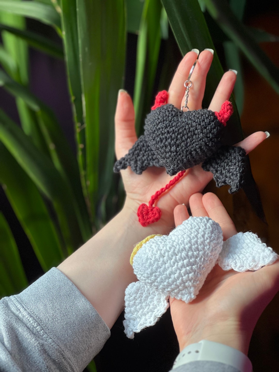 Heart Keychains - Etsy