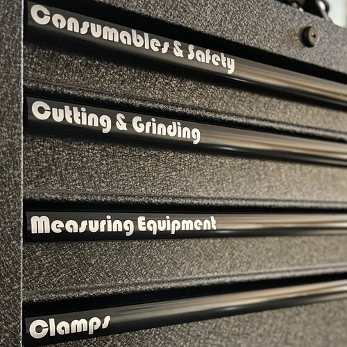 Tool Box Labels Tool Box Decals Organizational Labels - Etsy