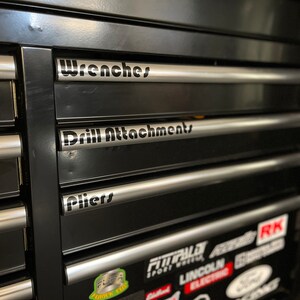 Tool Box Labels || Tool Box Decals || Organizational Labels || Tool ...