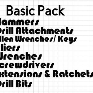 Tool Box Labels || Tool Box Decals || Organizational Labels || Tool ...