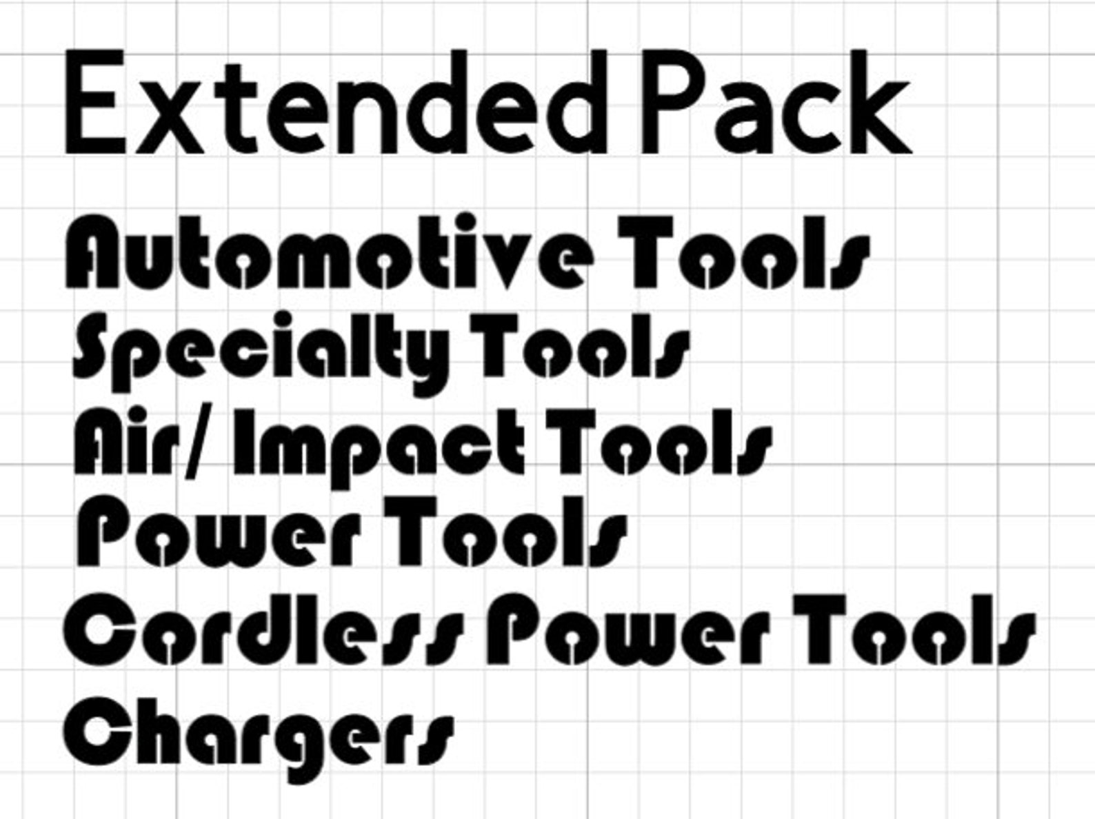 Tool Box Labels Tool Box Decals Organizational Labels - Etsy