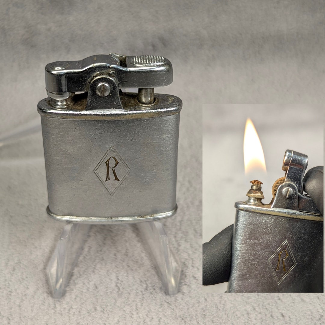 Rare Ronson Art Metal Works De-light - Early Automatic Lighter ...