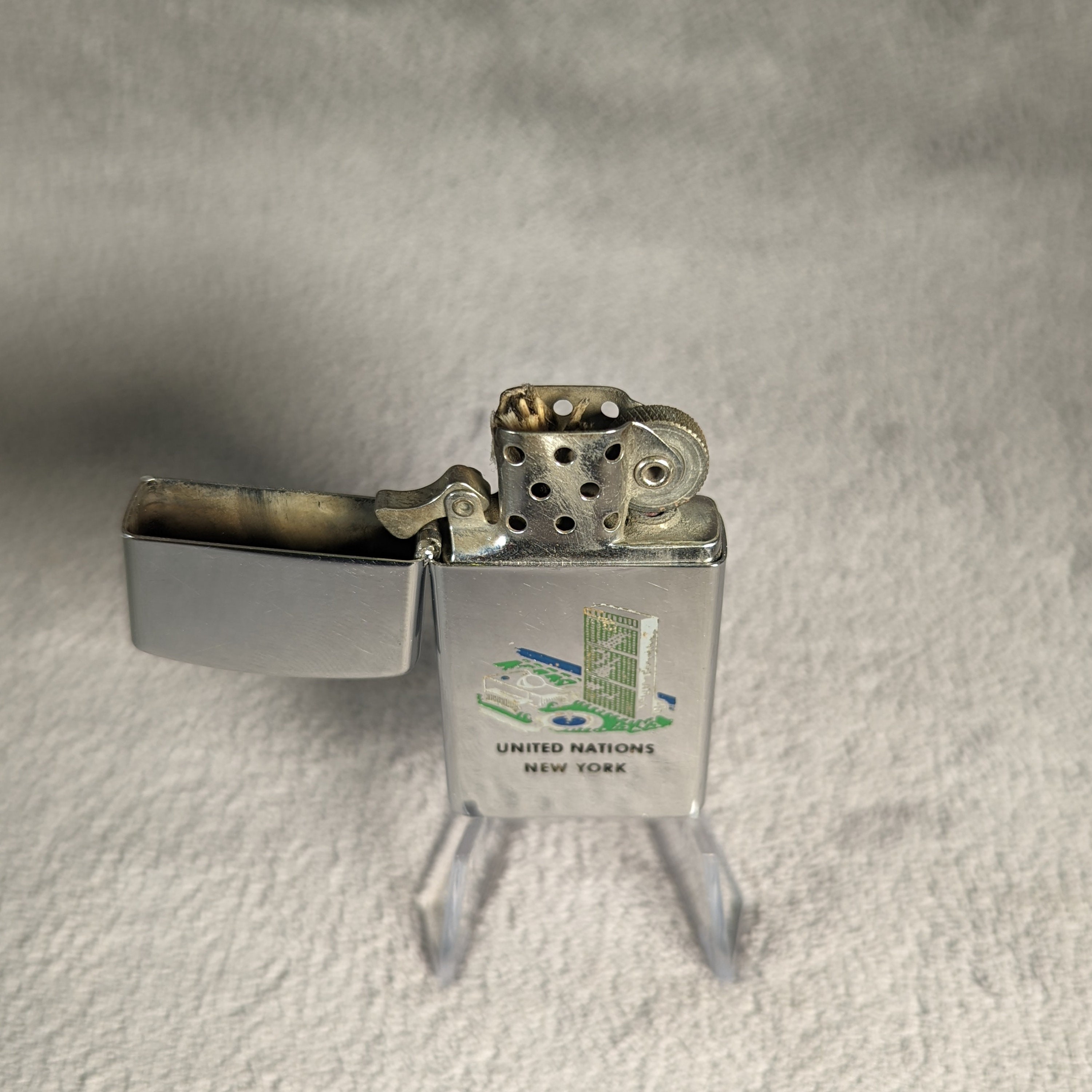 Rare 1961 United Nations Zippo Slim Secretariat Building - Etsy