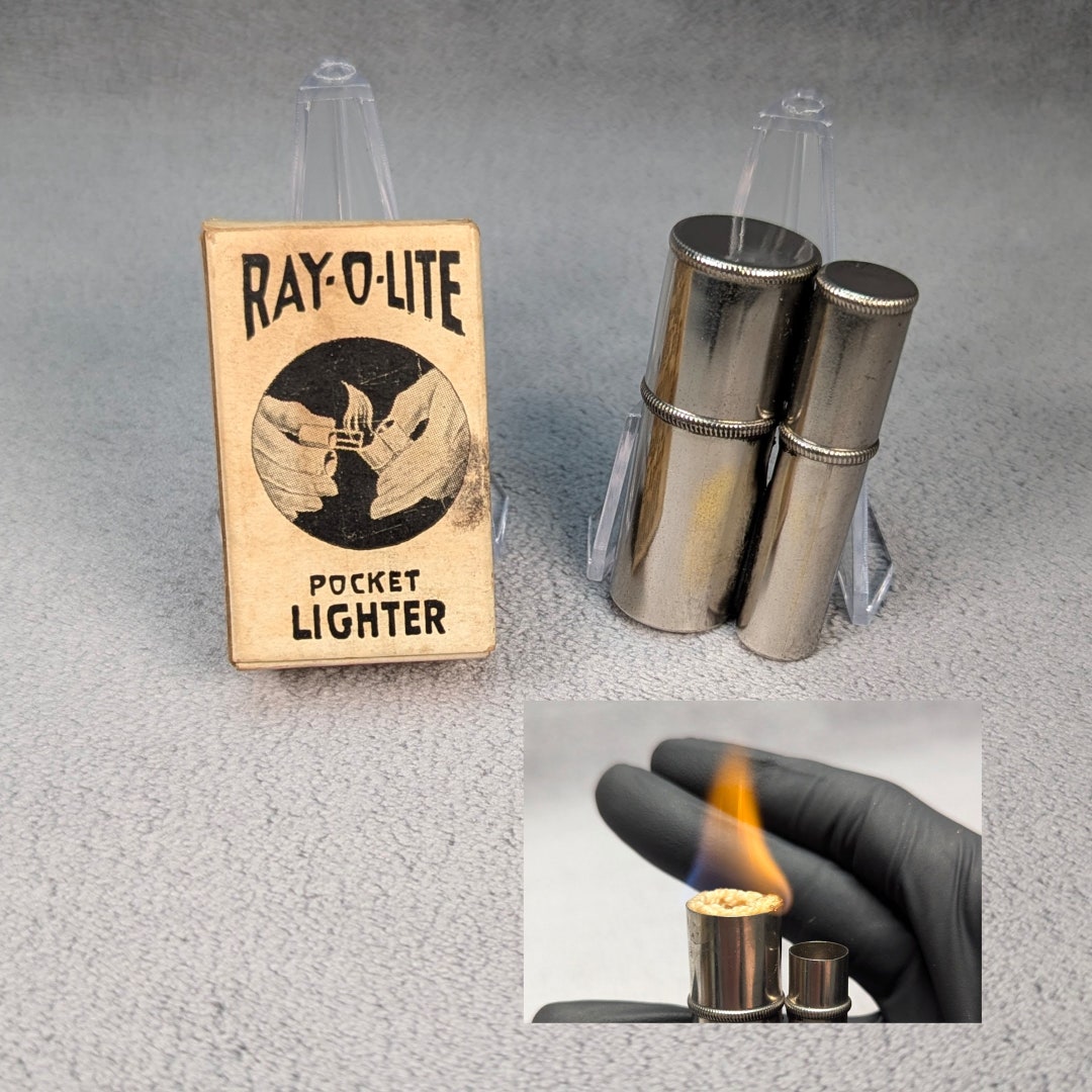 Rare Ray-o-lite Catalytic Lighter Self Starting Cigar Lighter New Old ...