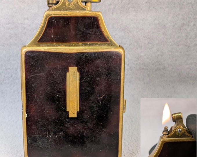 Rare Ronson Art Metal Works Tuxedo - Vintage Lighter, Cigarette Case ...