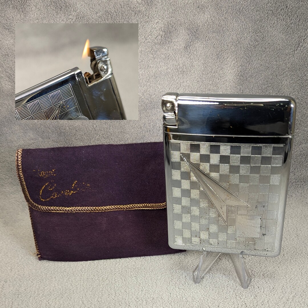 Midcentury Modern Royal Case-lite Lighter and Cigarette Case Combo ...