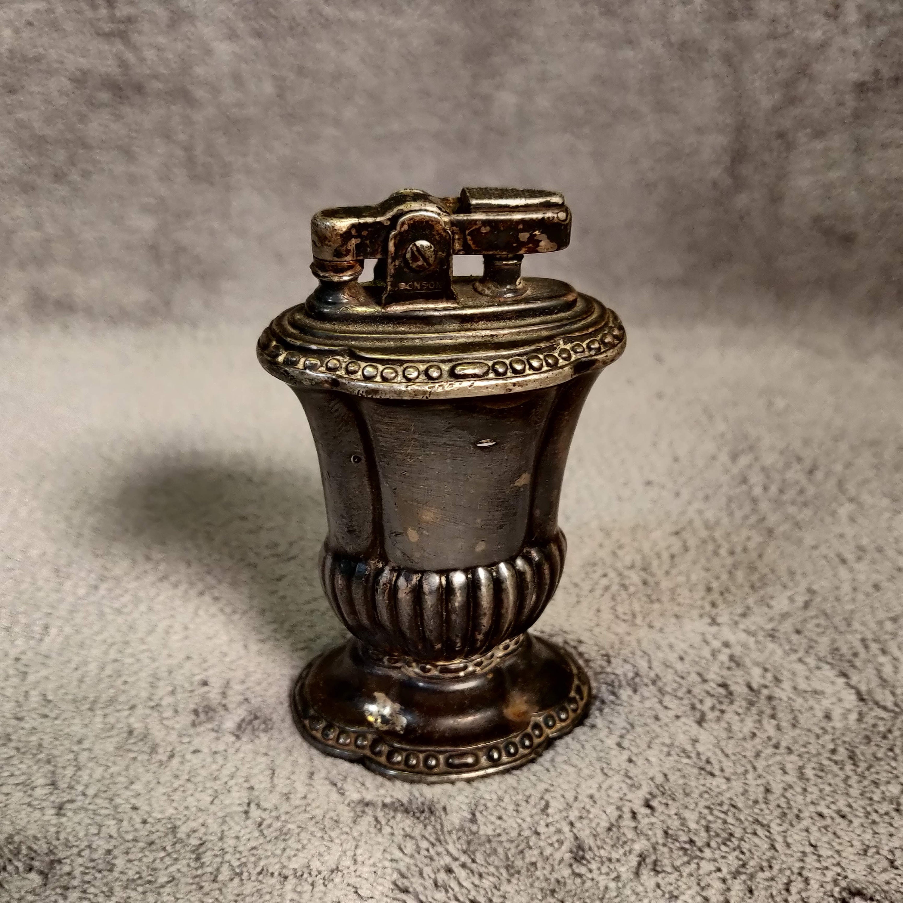 Ronson Mayfair Silver Plated Table Lighter Working Vintage - Etsy