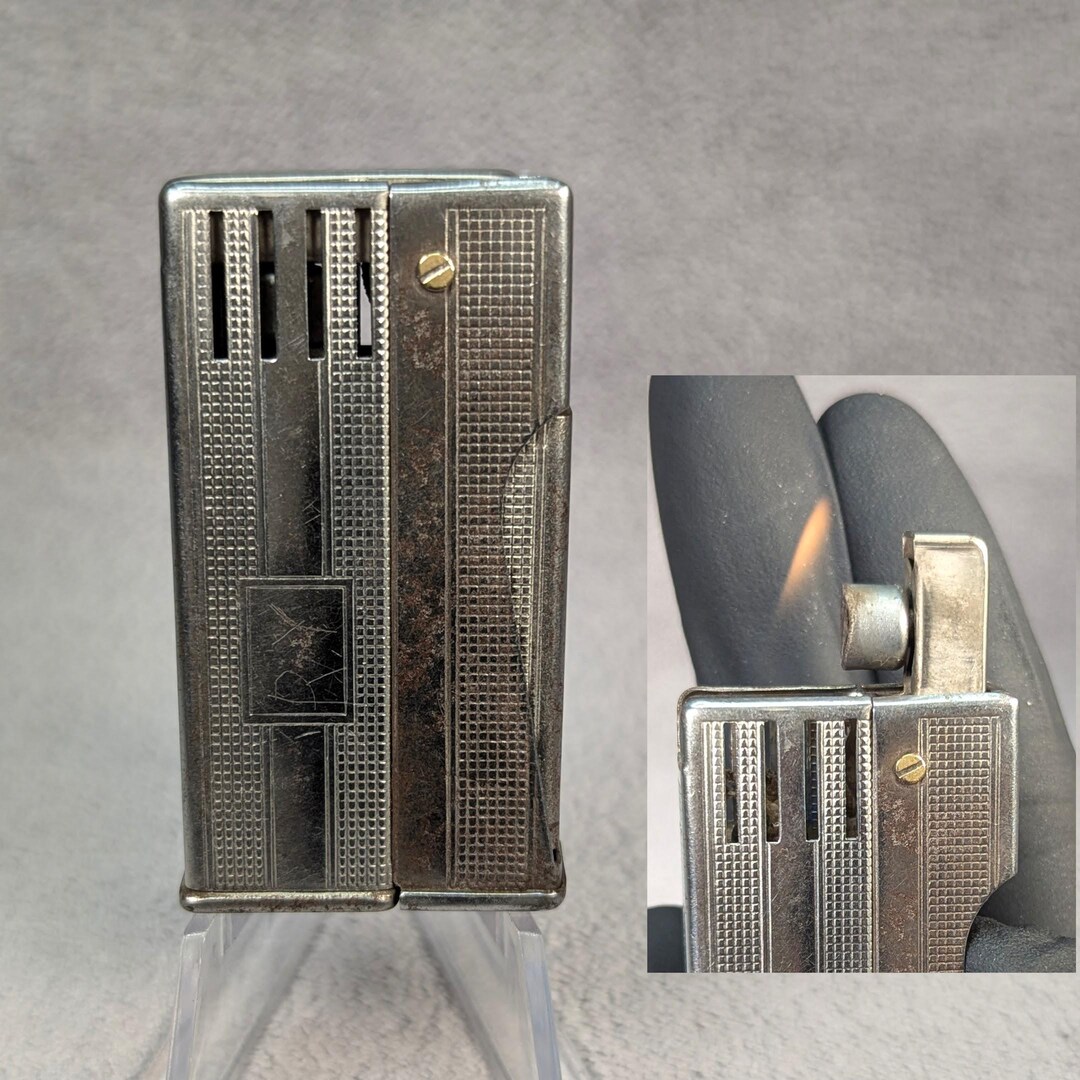 Rare Dubsky Karat 99 Squeeze Lighter - Working Lighter - Vintage, Art ...