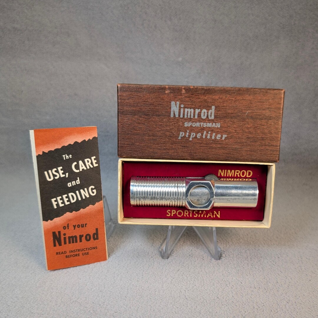 New Old Stock Nimrod Sportsman Pipeliter - Unfired, Original Box ...