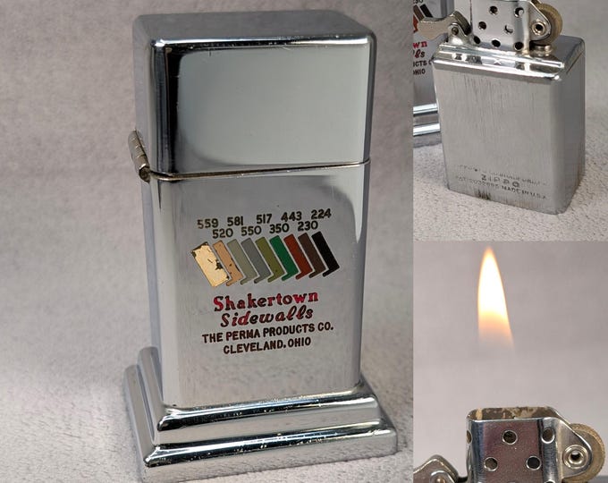 Rare Zippo Barcroft #10 Table Lighter - Model 3 Large Insert ...