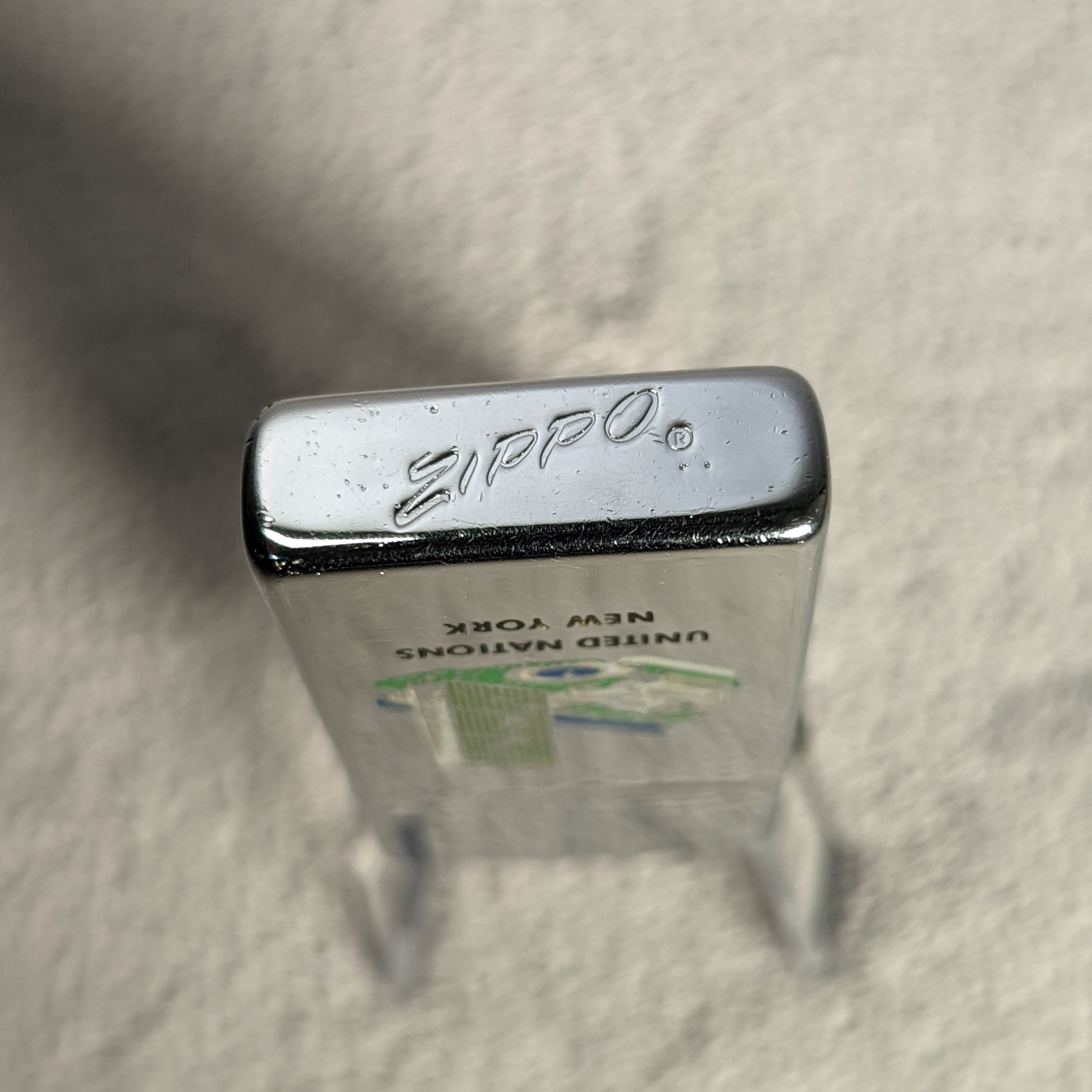 Rare 1961 United Nations Zippo Slim Secretariat Building - Etsy