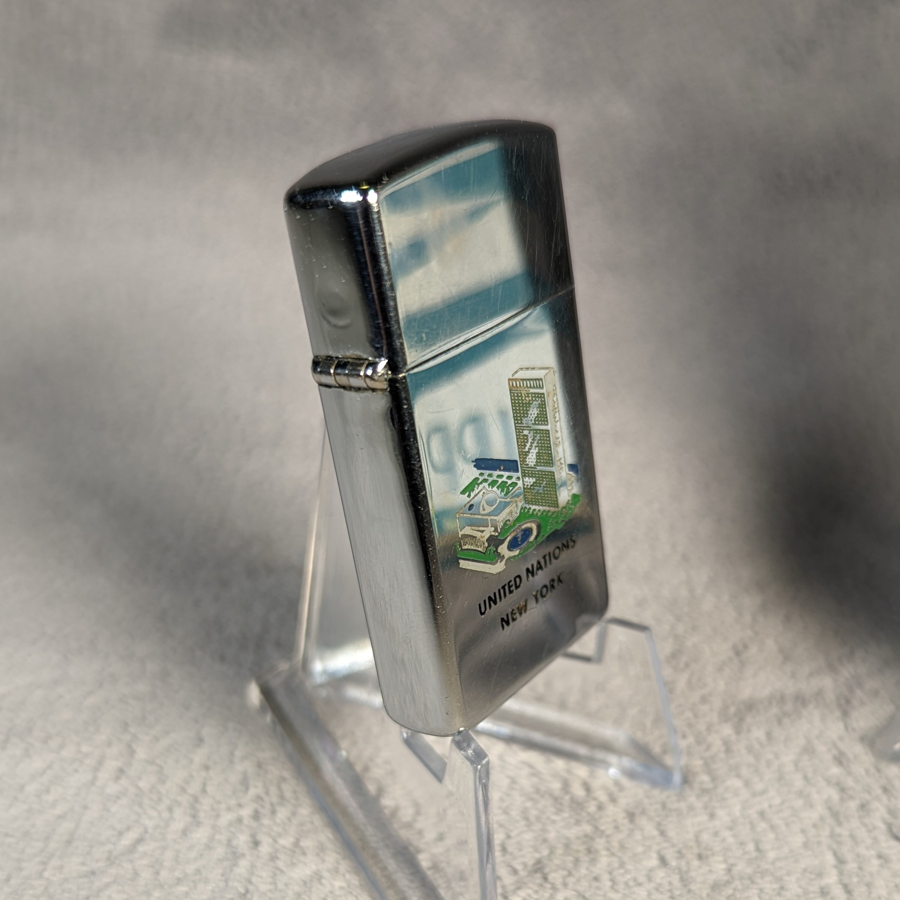 Rare 1961 United Nations Zippo Slim Secretariat Building - Etsy