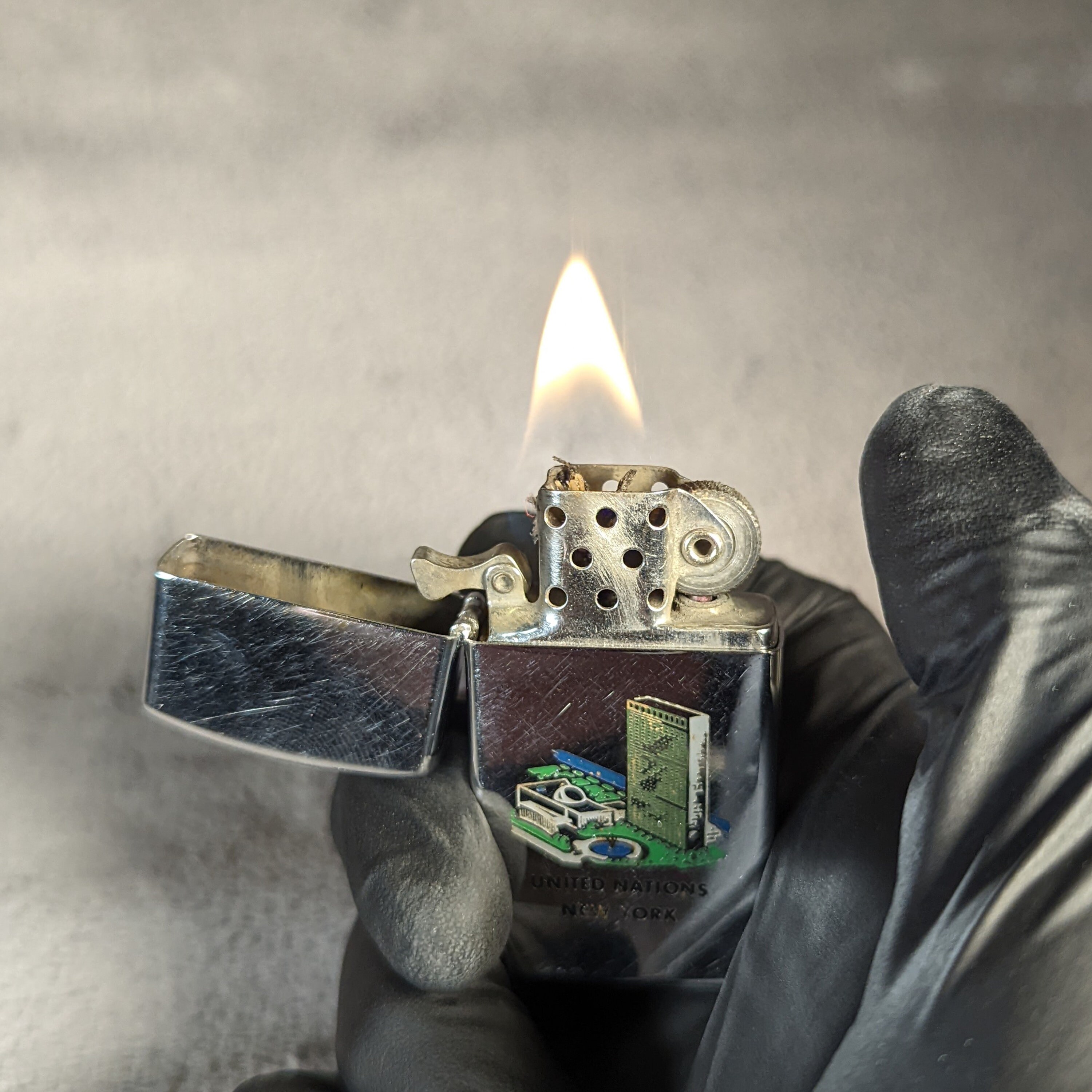 Rare 1961 United Nations Zippo Slim Secretariat Building - Etsy