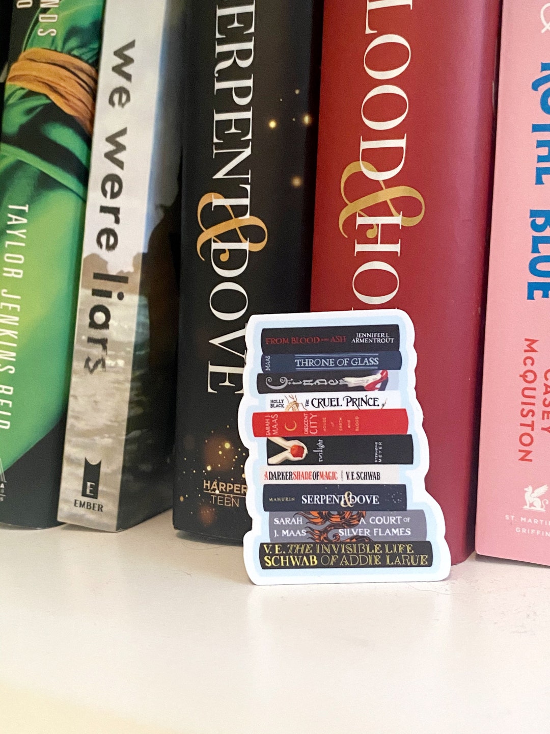 Book Stack Sticker - Etsy