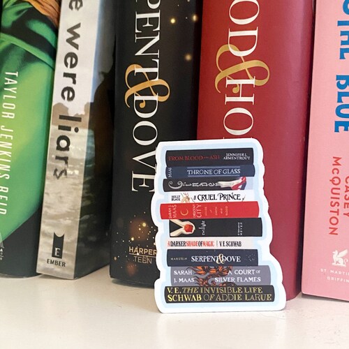 Book Stack Sticker - Etsy