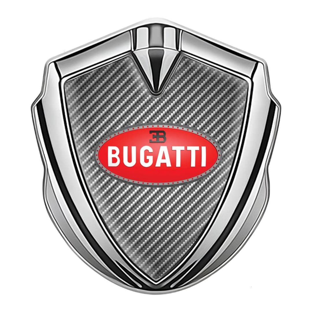 Solid Metal Shield Emblem With Epoxy Resin Logo Bugatti, Perfect Auto ...