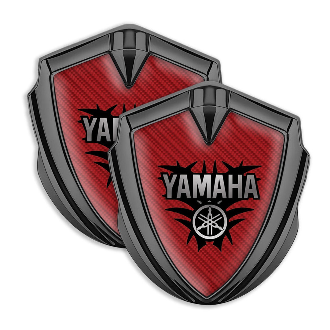 Metal Shield Emblem With Epoxy Resin Logo Yamaha , Perfect Auto Tuning ...
