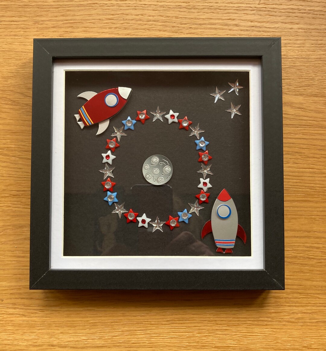 Letter O Space Themed Button Art Picture Which Can Be - Etsy
