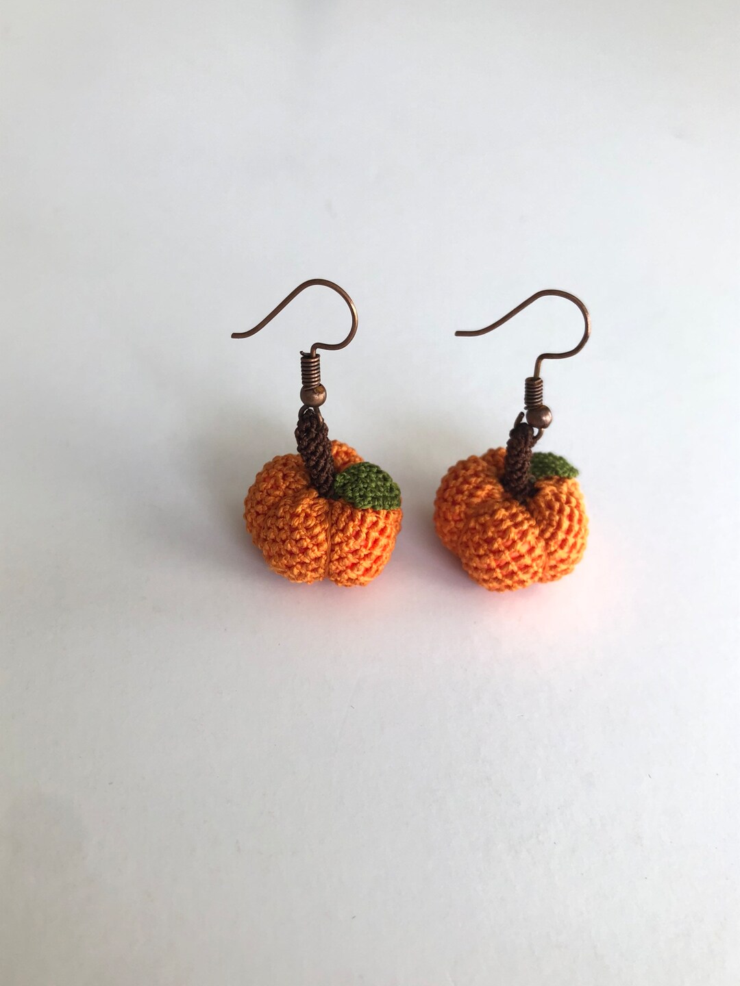 Handmade Pumpkin Earrings for Women, Cute Thanksgiving Earrings ...