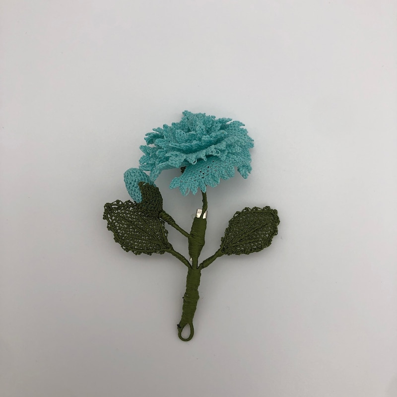Green Carnation Pin - Etsy