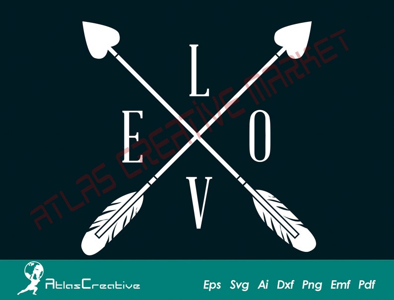 Love Arrow Svg Valentines Day Cross Arrow Svg Love Tshirt Love